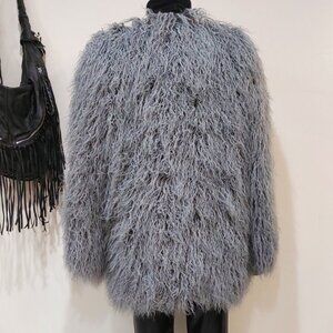 Yoli Rapp | Jackets & Coats | Boho Chicvtg 7s Vibe Gorg Faux Mongolian ...